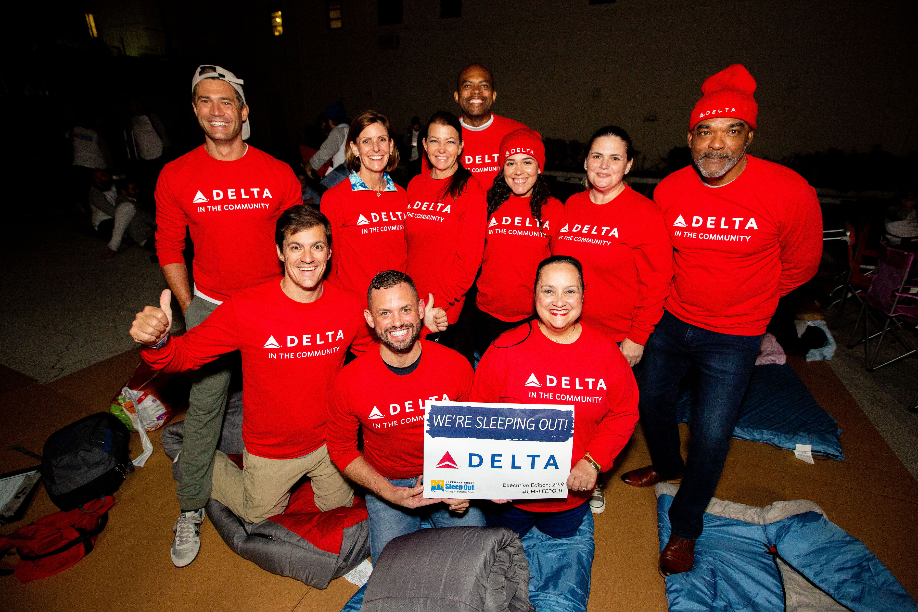 Delta Executive Covenant House Sleep Out 2019 MIA.jpg | Delta News Hub